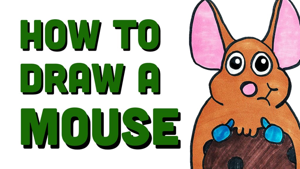 How to Draw a Mouse | Episode 12 | Creature Kids: Christmas Edition ...