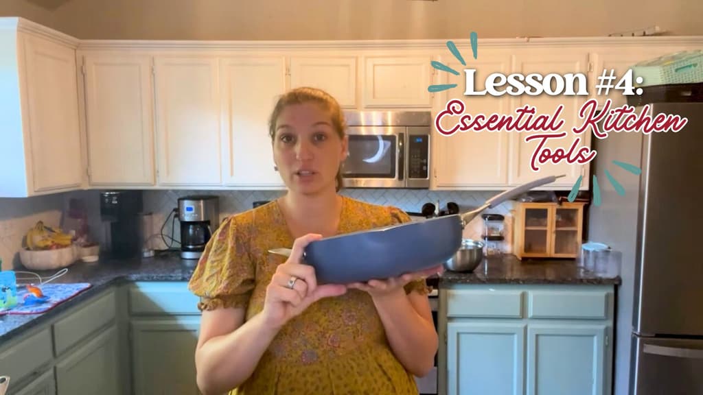 Lesson #4: Essential tools you need in the kitchen & how to use them ...