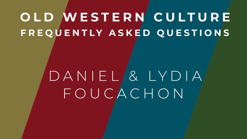 Old Western Culture Q&A Series | Roman Roads Press